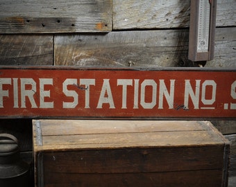 Fire Station Sign | Etsy