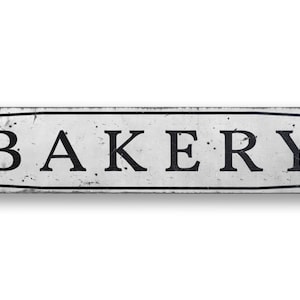 Vintage Style Bakery Sign, Wooden Bakery Decor, Farmhouse Bakery Sign ...