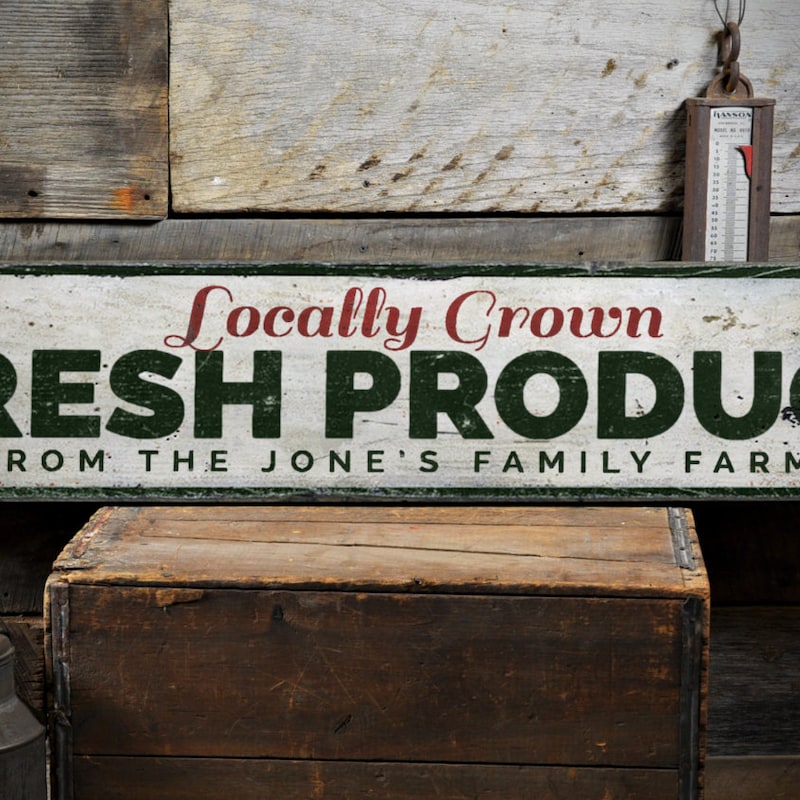 Produce Signs - Etsy