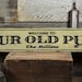 Our Old Pub Wood Sign, Personalized Family Name Home Bar Decor ...
