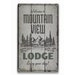 Mountain View Sign, Mountain Lodge, Hunters Lodge Sign, Camping Decor ...
