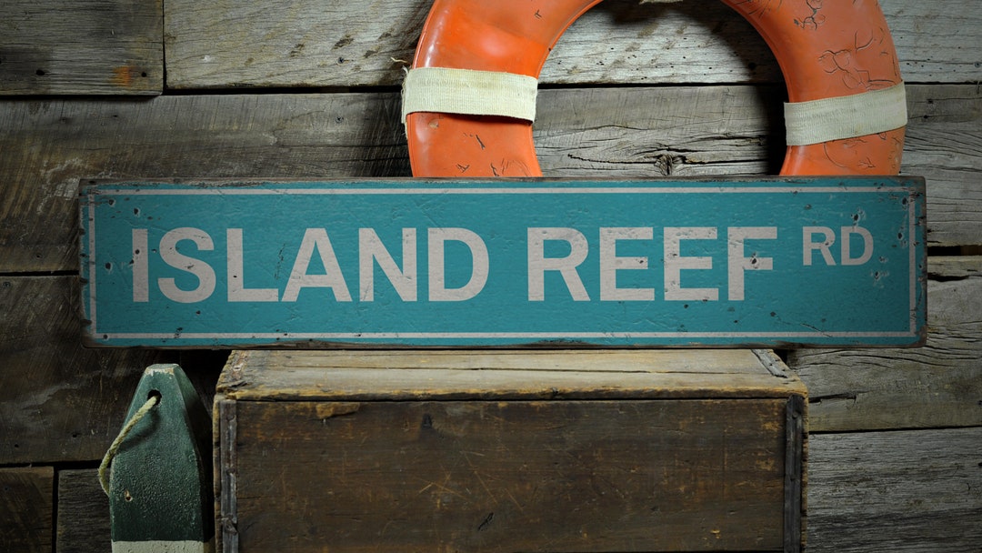 Island Signs, Island Decor, Beach House Gift, Decor for Island Reef ...