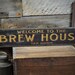 Welcome to the Brew House Sign Rustic Hand Made Vintage Wooden Sign - Etsy