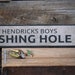 Fishing Hole Sign Vintage Fishing Decor Custom Fishing Gift - Etsy