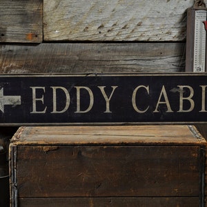 Custom Cabin Directional Arrow Sign, Cabin Decoration, Sign for Wood ...