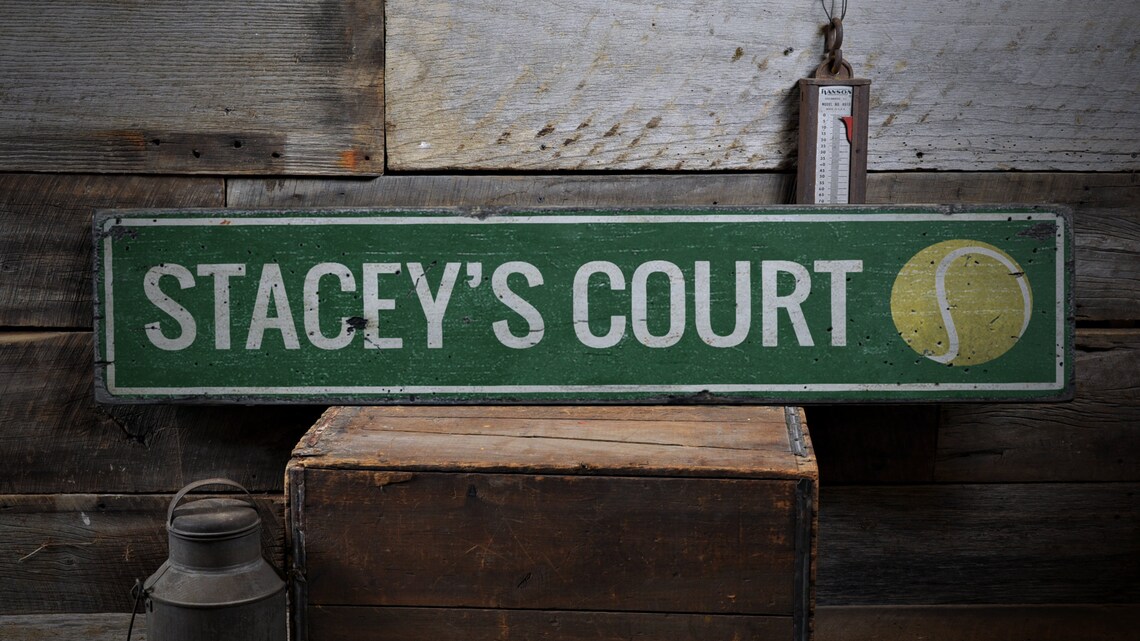 Tennis Player Wood Sign, Rustic Tennis Decor, Tennis Lover, Tennis ...
