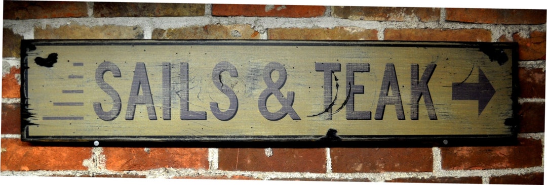 Sailing Sign, Boat Sign, Nautical Decor Gift, Sailing Lover, Coastal ...
