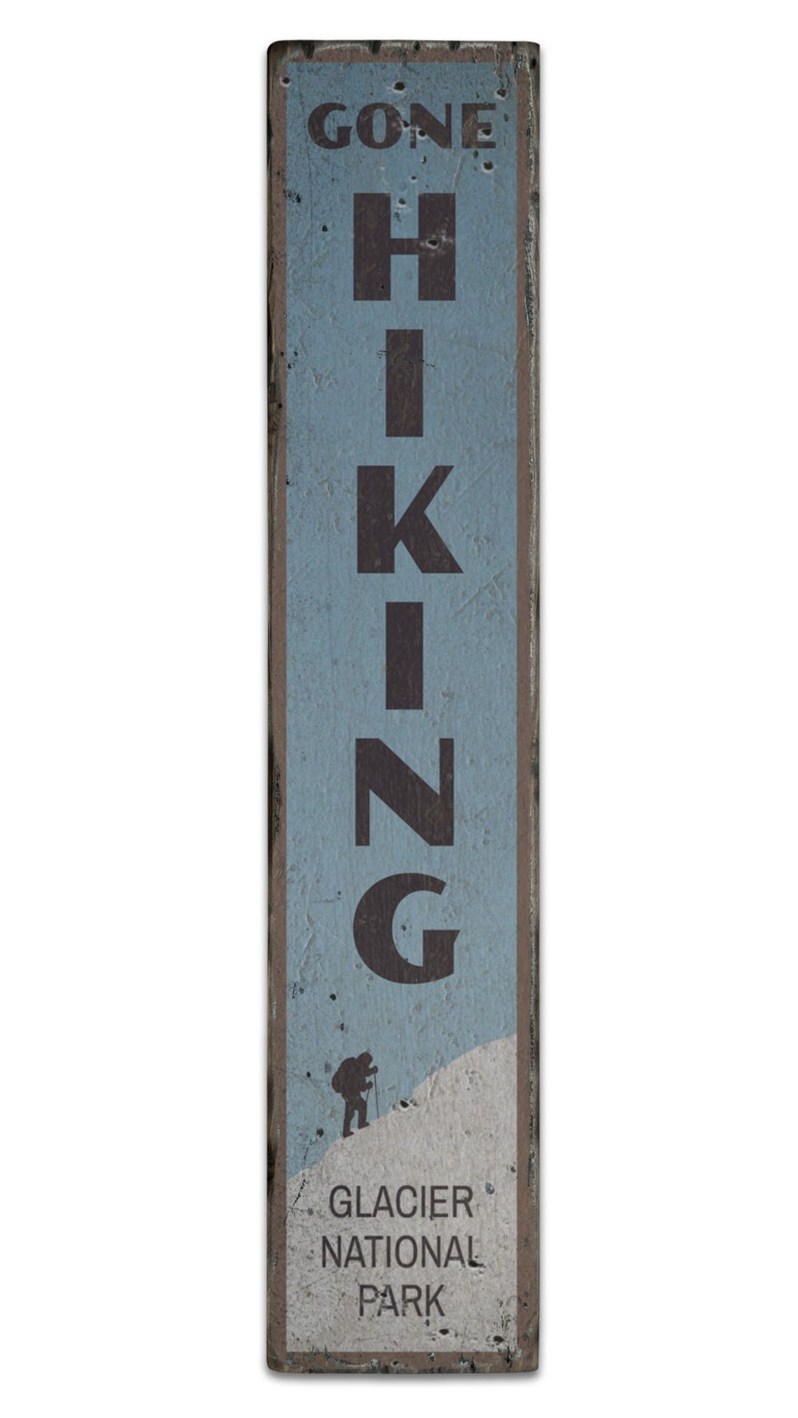 Gone Hiking Sign, Outdoors Hiking Sign, Hiking Decor, Wooden House ...