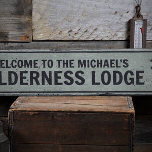 Wilderness Lodge Sign, Wood Lodge Decor, Lodge Moose Sign, Welcome ...