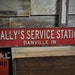 Custom Service Station Sign Primitive Rustic Hand Made Vintage Wooden ...