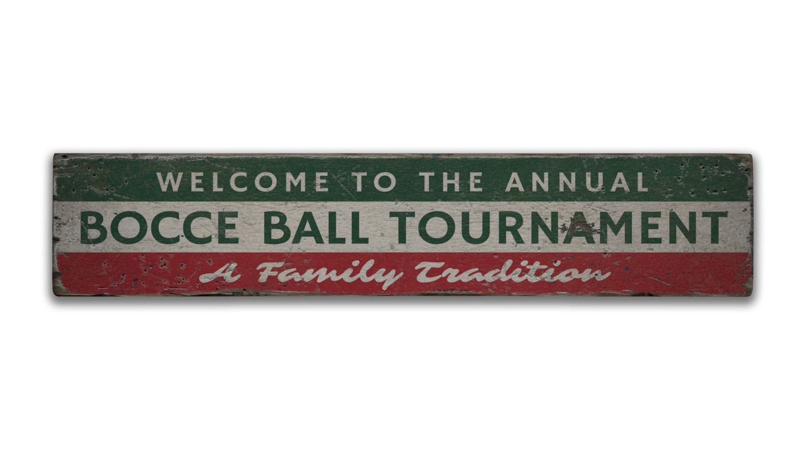 Bocce Tournament Sign Bocce Ball Room Wood Sign Bocce Sign | Etsy