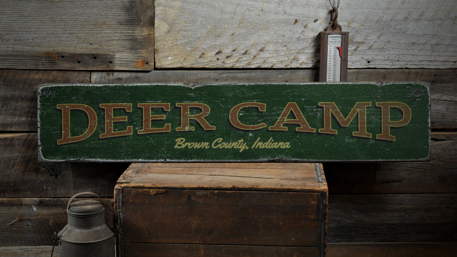 Deer Camp Wood Sign Custom Hunting Location City State Name - Etsy
