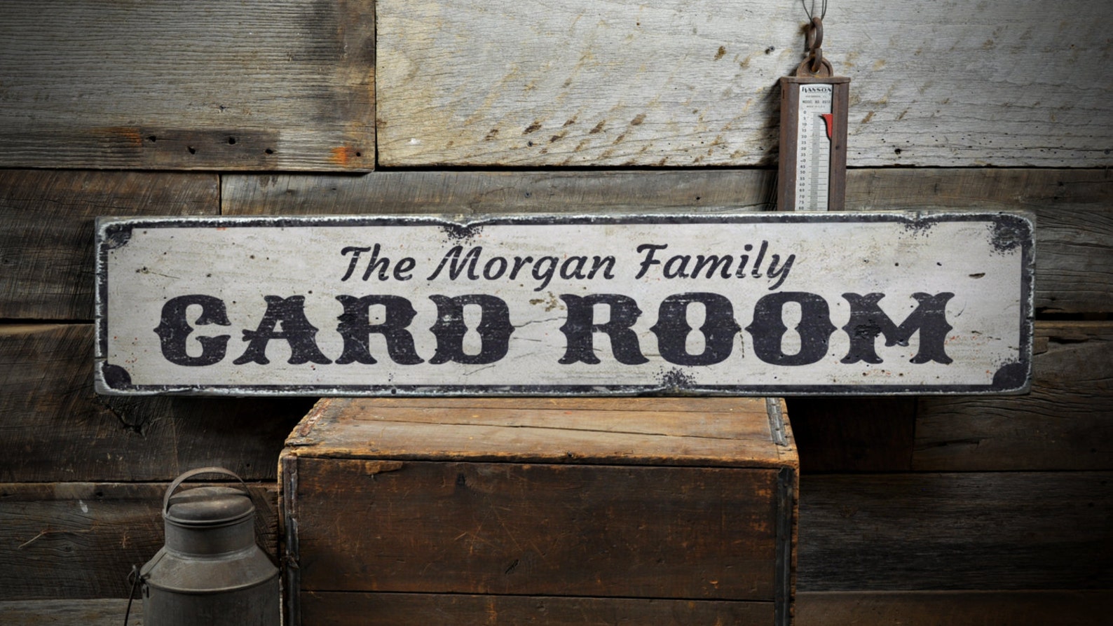 Card Room Wood Sign Personalized Game Room Sign Custom - Etsy
