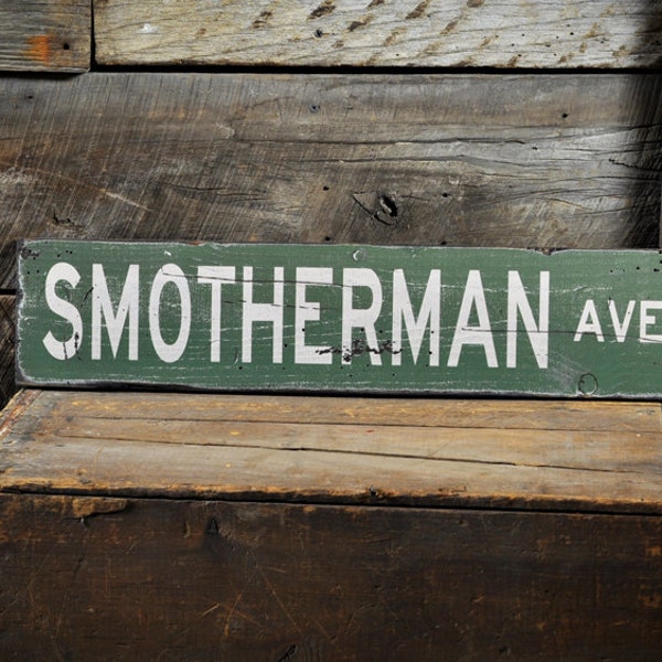 Distressed Wood Sign - Etsy