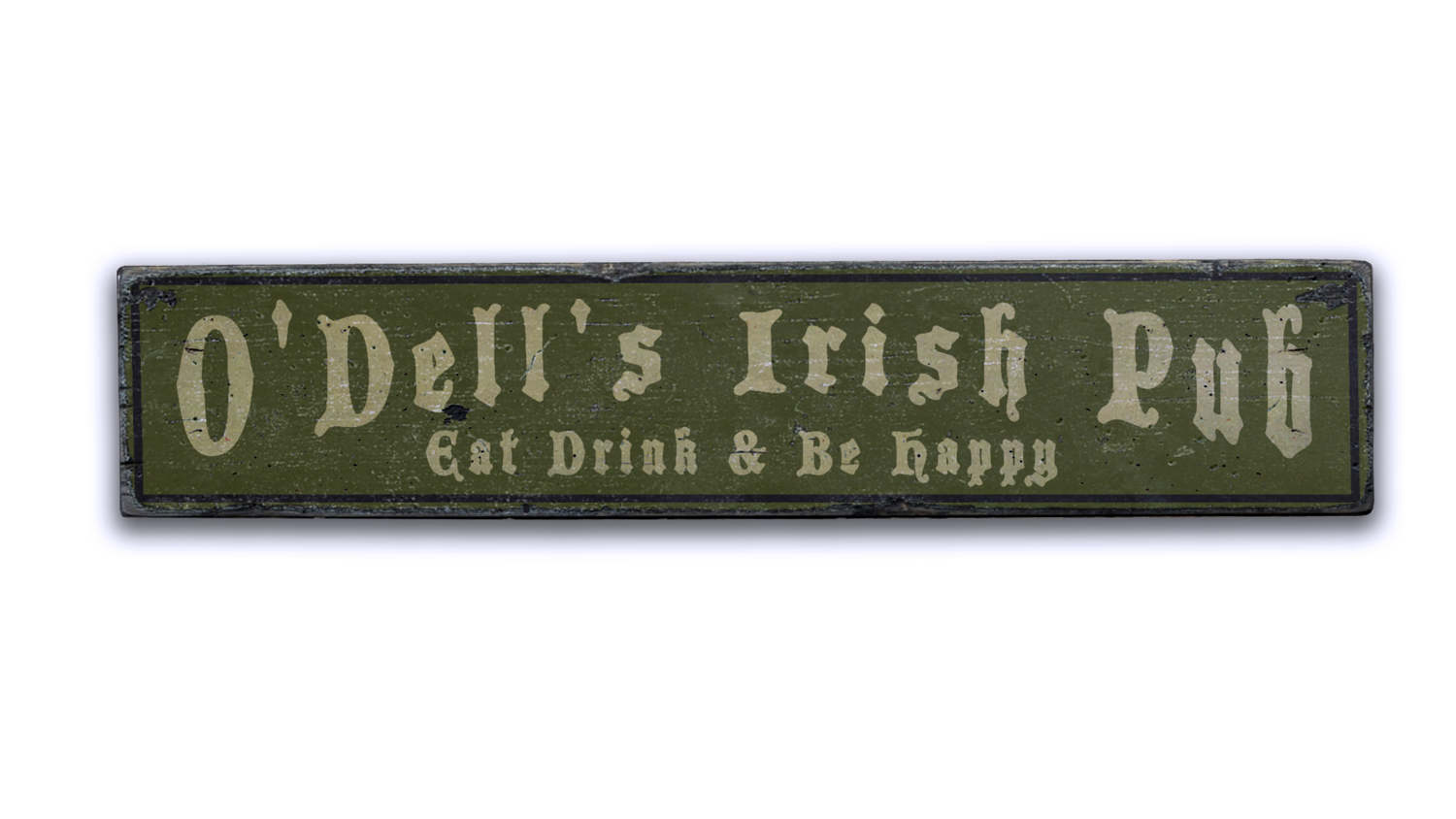 Irish Pub Sign, Eat Drink Be Happy, Irish Decor, Irish Pub Decor, Irish ...