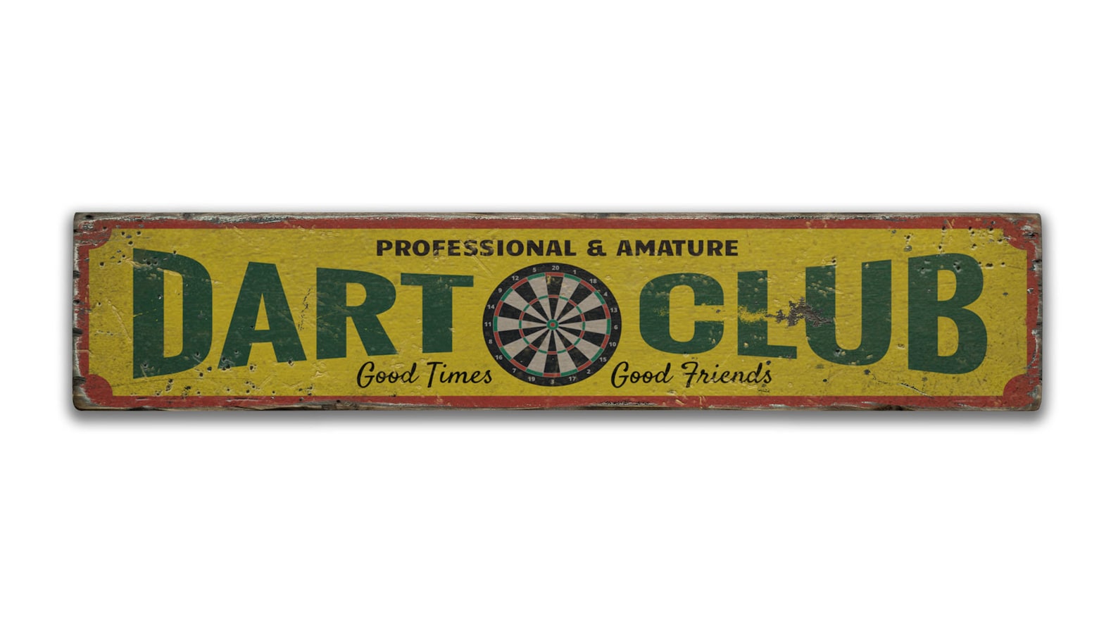 The Dart Club Sign Dart Room Wooden Sign Old Darts Sign Dad - Etsy