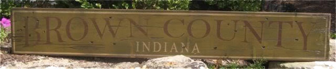 Personalized County, State Wood Sign - Rustic Hand Made Vintage Wooden ...