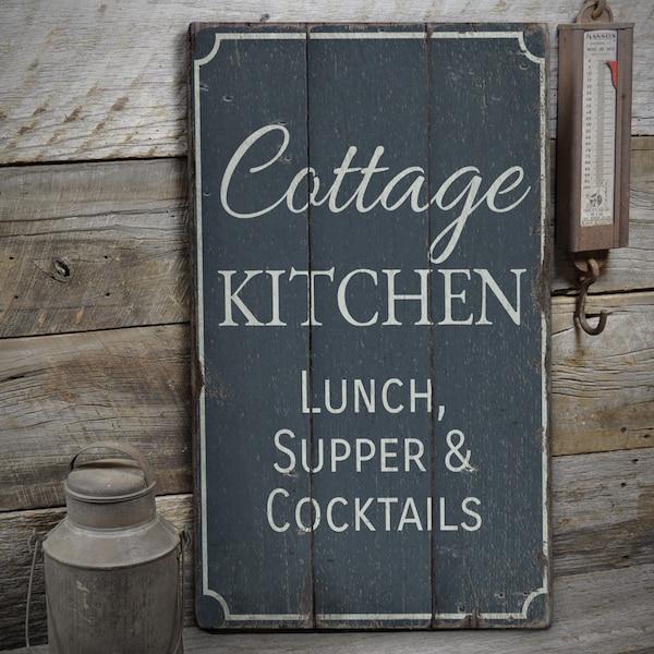 Cottage Kitchen Sign - Etsy