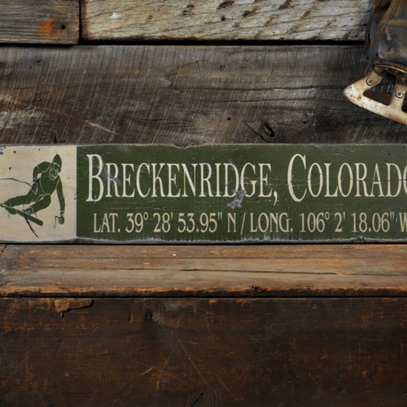 Snow Mountain Wooden Sign - Etsy