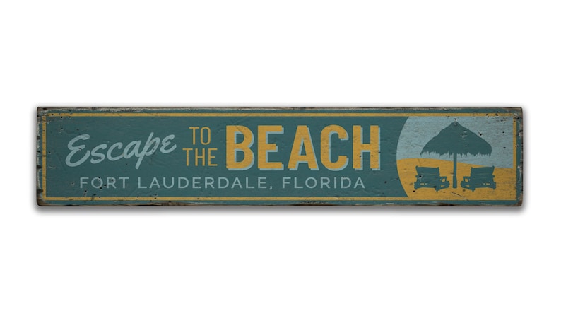 Beach Chair Sign Decor Wood Beach Sand Sign Relax Lover | Etsy