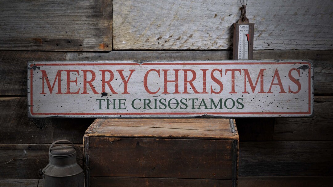 Family Christmas Sign, Christmas Sign, Christmas Decor, Christmas Wall ...