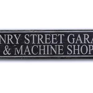 Machine Shop Sign, Custom Shop Sign, Custom Garage Sign, Garage Sign ...