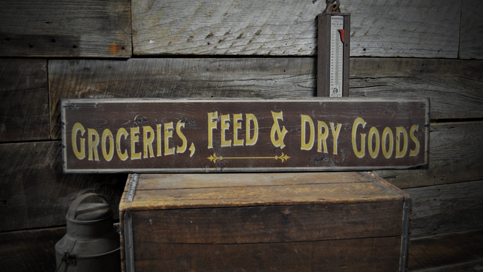 Groceries Feed & Dry Goods Sign Custom Store Decorations | Etsy