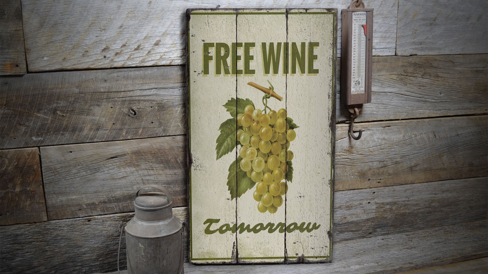 Free Wine Sign Grape Wine Decor Grape Pick Decoration Wine | Etsy
