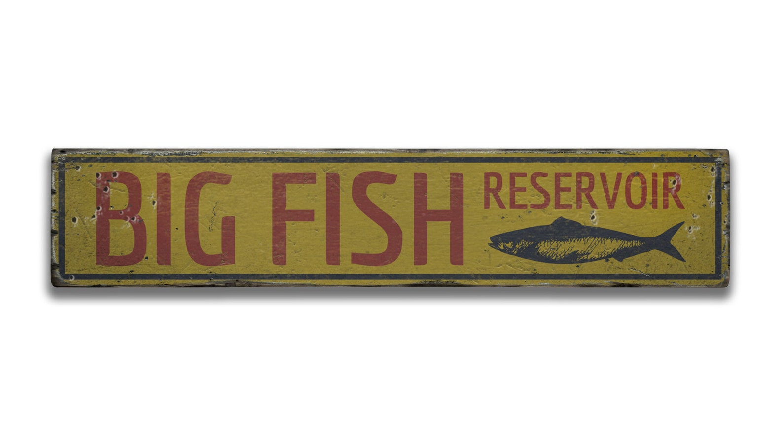 Big Fish Sign Fishing Sign Big Fish Fish Decor Fishing - Etsy