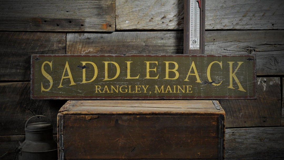 Custom Destination City State Sign - Rustic Hand Made Vintage Wooden ...