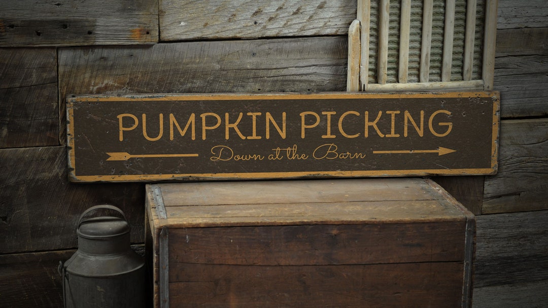 Pumpkin Picking Sign, Pumpkin Patch Sign, Fall Lover Sign, Wooden ...