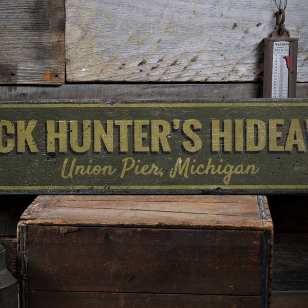 Rustic Hunting Signs - Etsy