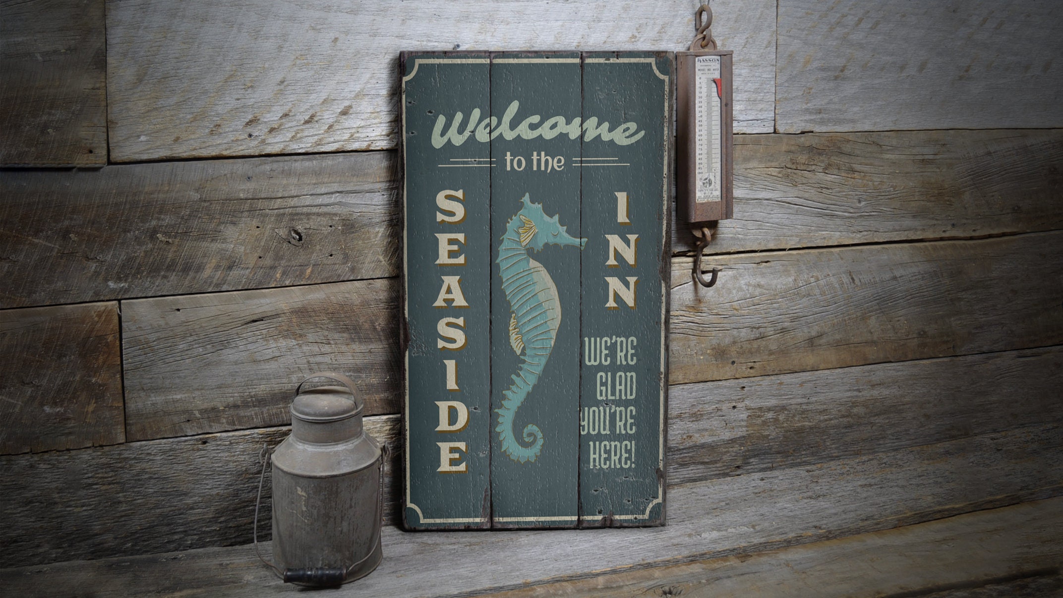 Seaside Inn Sign Welcome Seaside Ocean Hotel View Ocean | Etsy