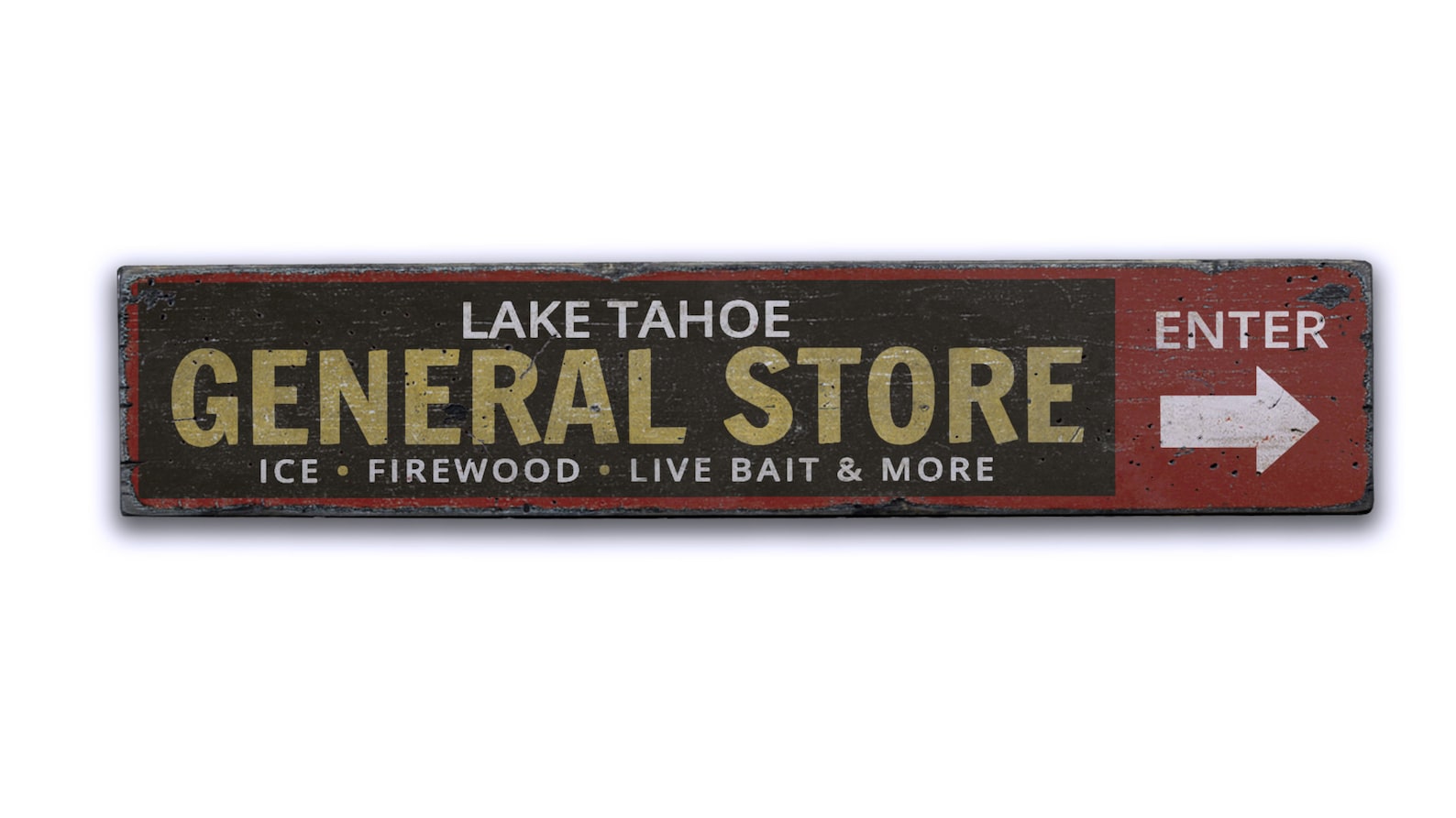 Vintage Lake General Store Sign General Store Decor Live - Etsy