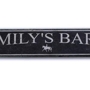 Horse Stable Sign, Horse Stall Sign, Custom Horse Sign, Horse Lover ...