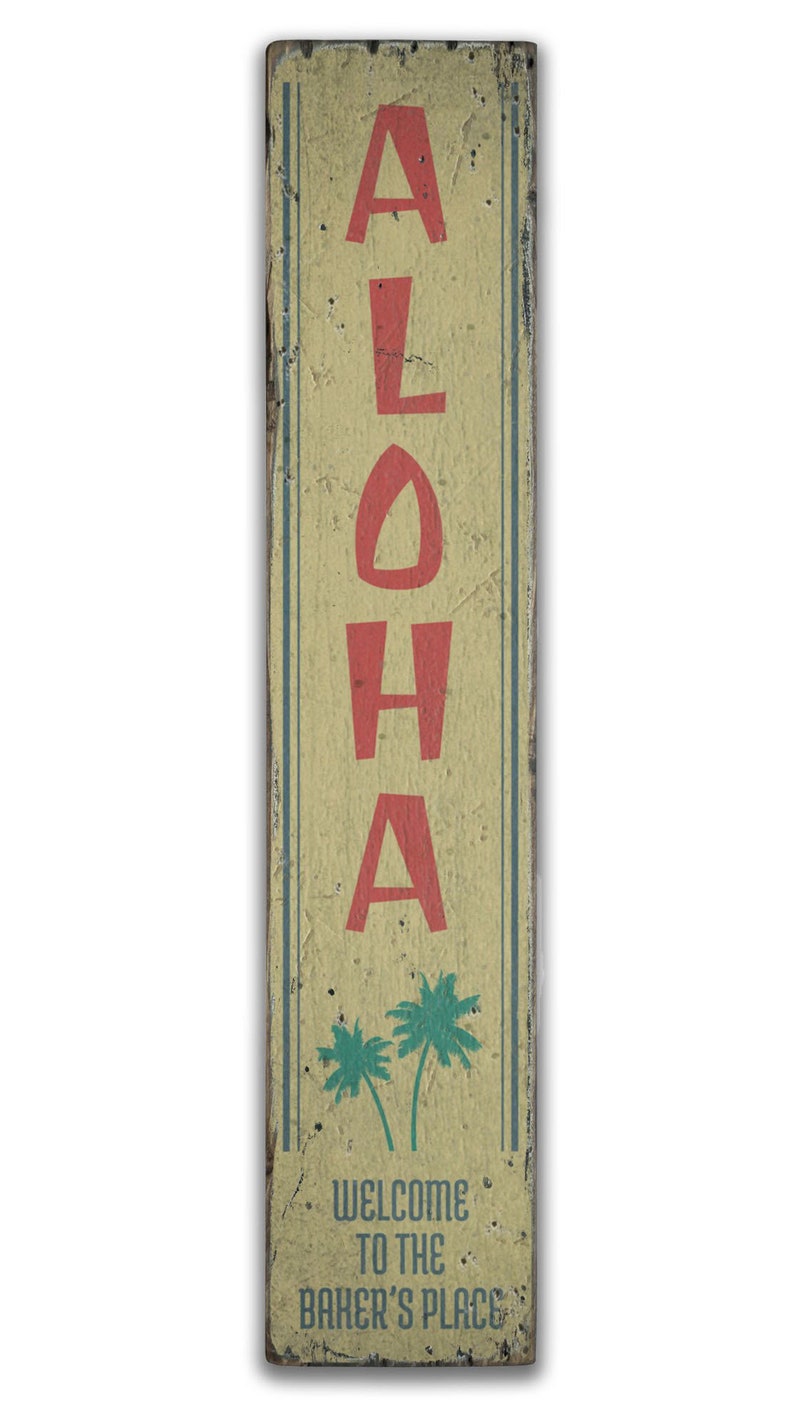 Aloha Sign Aloha Wooden Signs Aloha Gift Hawaii Gift Aloha - Etsy