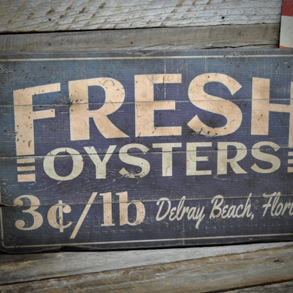 Oyster Bar Sign - Etsy