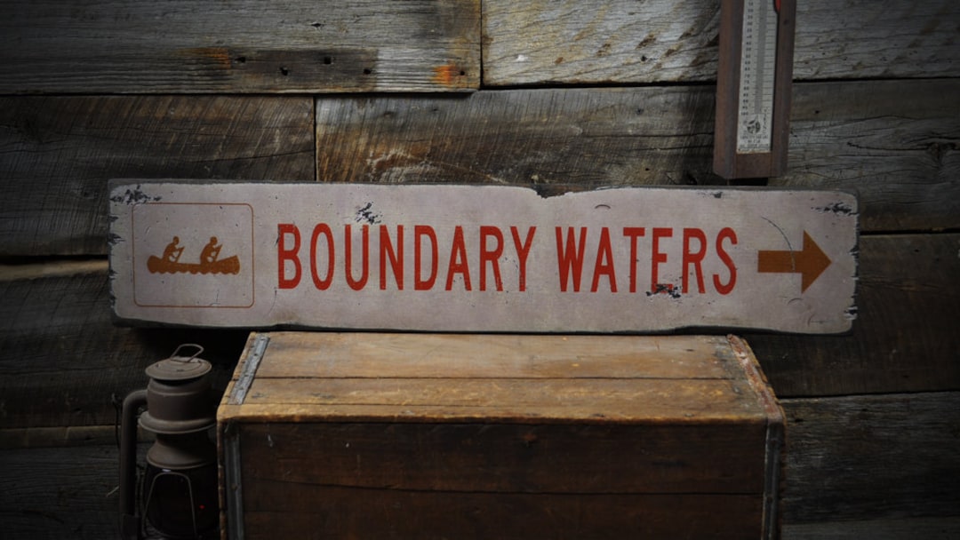 Boundary Waters Sign, BWCA Wood Sign, Boundary Waters Gift, BWCA Decor ...