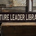 Custom Distressed Library Sign, Vintage Looking Signs Rustic Hand Made ...