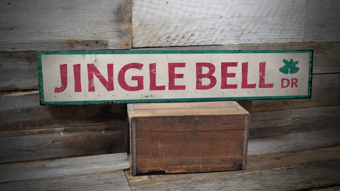 Jingle Bell DR, Jingle Bells Sign, Jingle Bells Decor, Holiday Decor ...