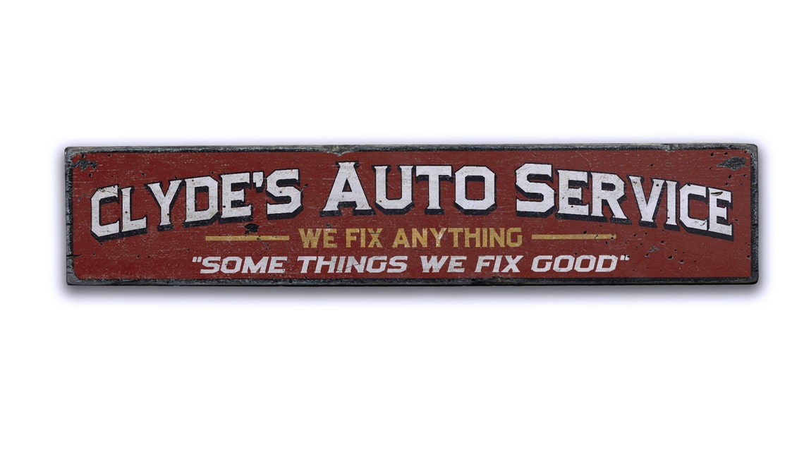 Mechanic Gift Auto Service Sign Mechanic Sign Mechanic - Etsy