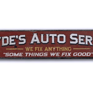 Mechanic Gift, Auto Service Sign, Mechanic Sign, Mechanic Mancave ...