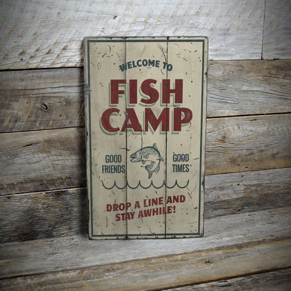 Fish Camp Sign - Etsy