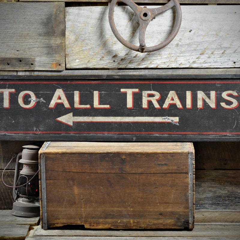 Train Sign - Etsy