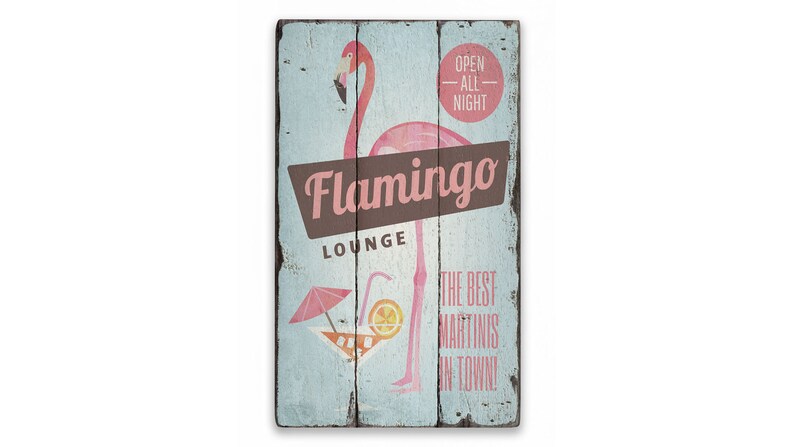 Flamingo Lounge Sign, Flamingo Sign, Flamingo Lover Decor Gift, Lounge ...