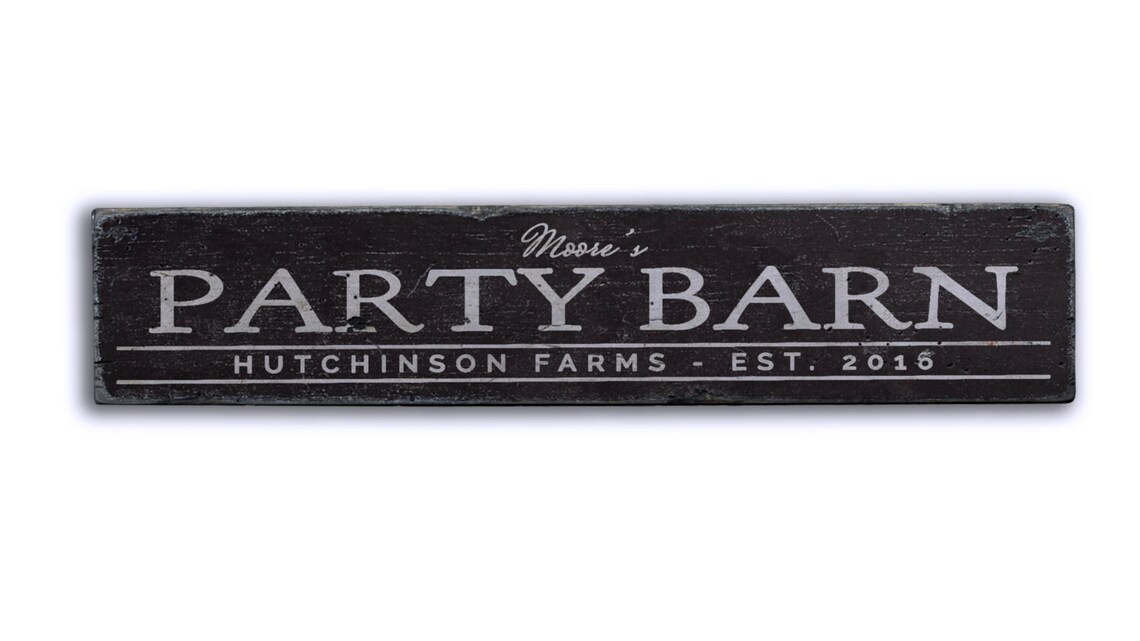 Party Barn Sign Party Barn Decor Party Barn Wall Decor Barn - Etsy