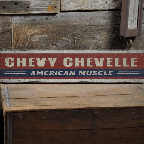 Old Chevy Chevelle Sign Rustic Chevelle Signs Wood Chevy - Etsy