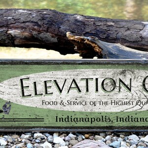 Custom Pilot Aviator Aviation Elevation Cafe Sign - Rustic Hand Made ...