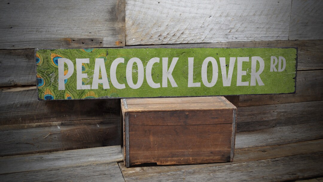 Peacock Lover Sign, Peacock Sign, Peacock Decor, Kids Room Sign, Zoo ...