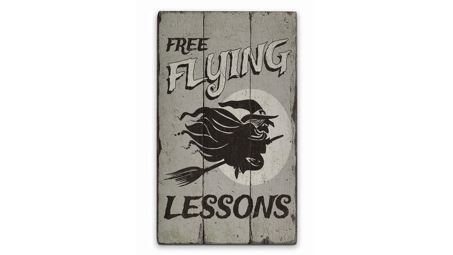 Free Flying Lesson Sign Witch Flying Sign Wooden Witch Sign - Etsy